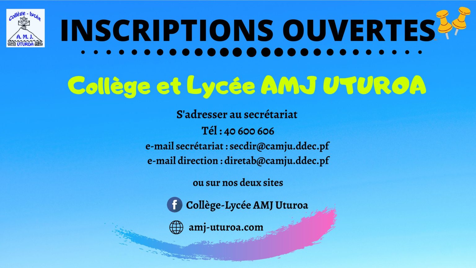 Anne Marie Javouhey Uturoa - Collège - Lycée Technologique et ...